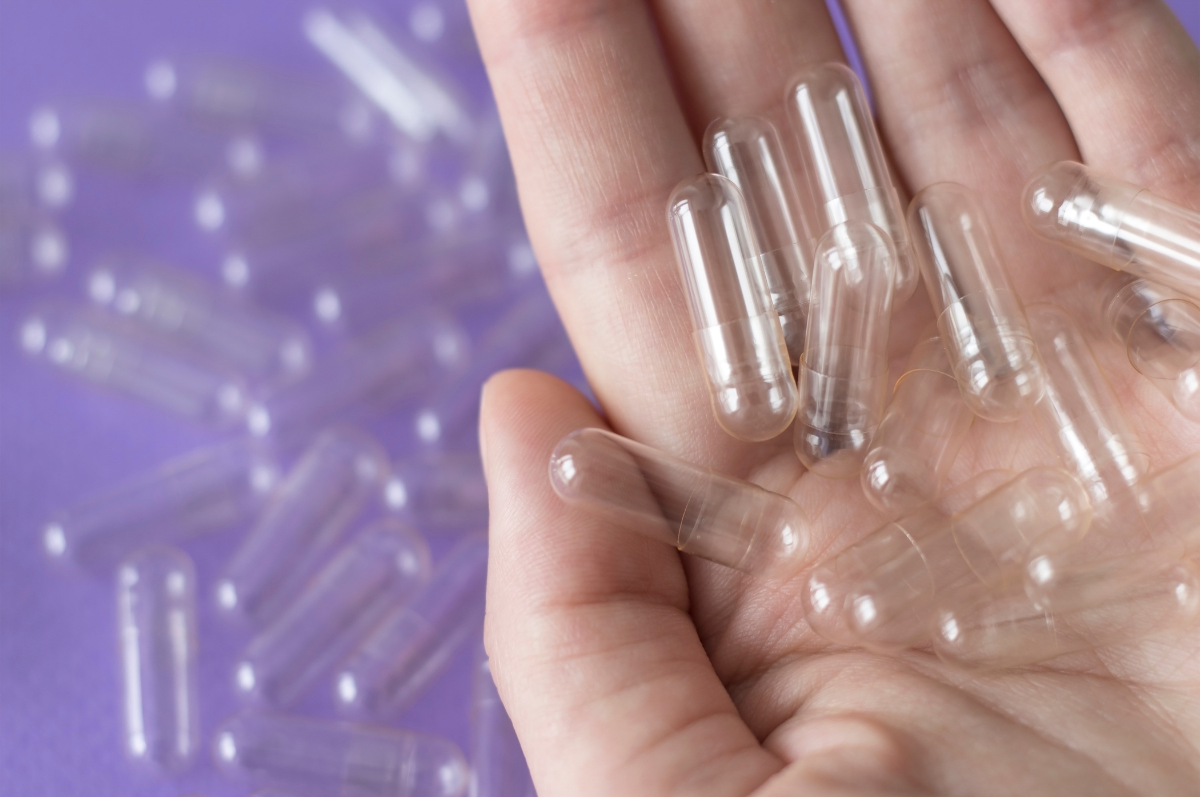 Empty CLEAR Gelatin Pill Capsules in Bulk - Gelatin Capsule Filling ...