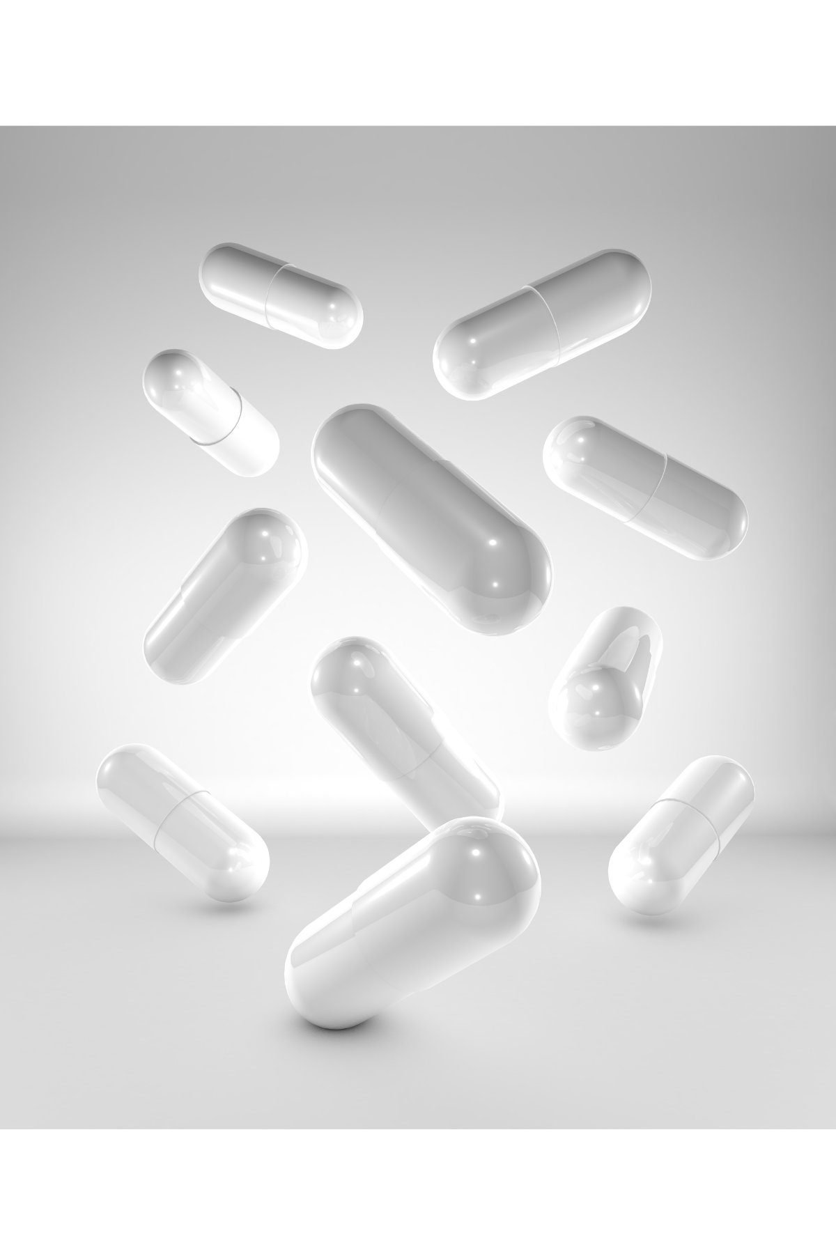 Vegetarian Acid Resistant Enteric Coated WHITE Empty Capsules