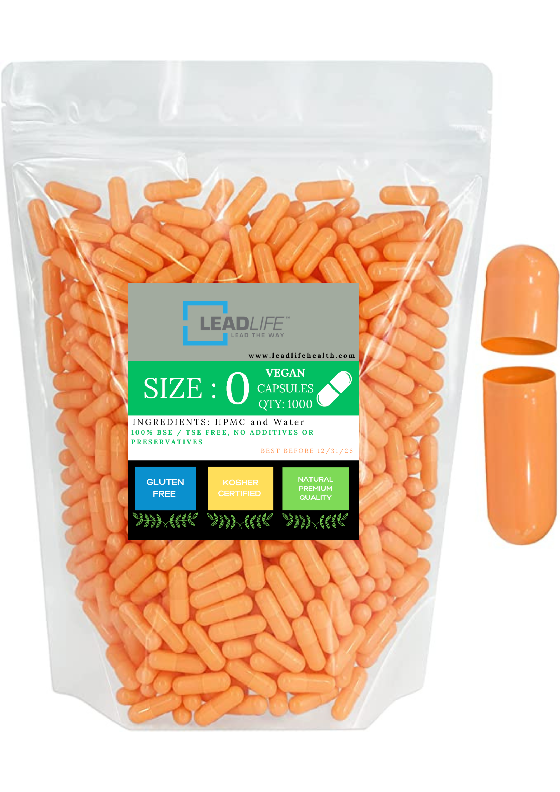 Empty Vegetarian Pill Capsules - DIY Vegetable Capsule Filling - Veggie ...